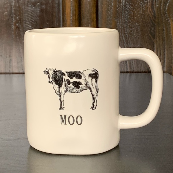 Rae Dunn | Dining | Moo Cow Rae Dunn Farmline Collection Cow Mug | Poshmark